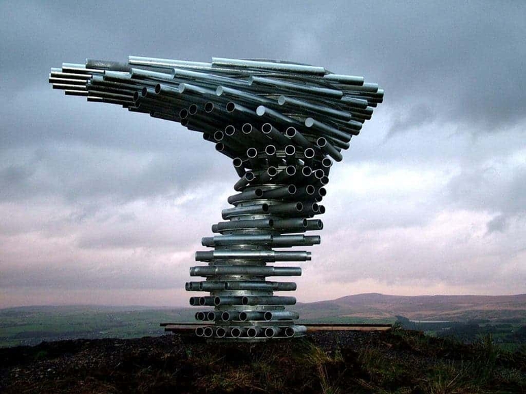 Listen To This Aeolian Harp Sculpture That Sounds As Weird As It Looks